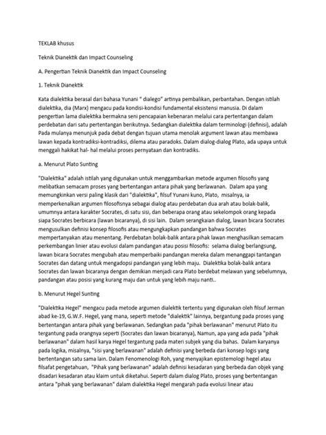 Teklab Khusus Pdf