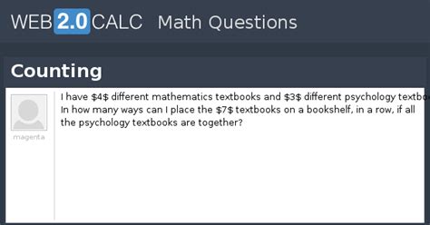View Question Counting