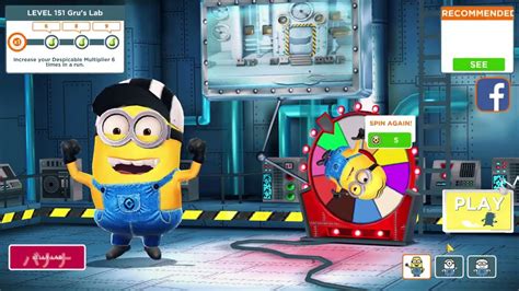 Minion Rush Level Referee Minion Increase Despicable Multiplier In Gru S Lab YouTube