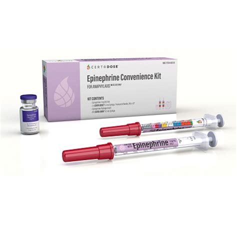 Certa Dose® Anaphylaxis Emergency Kit Epinephrine 1 Mg Ml 11000