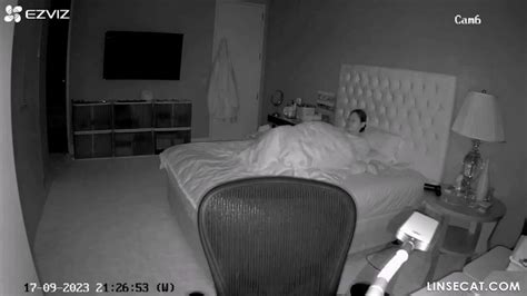 Hacked Home Surveillance Camera Slender Asian Girl Masturbated With A Fascia Gun For Days In