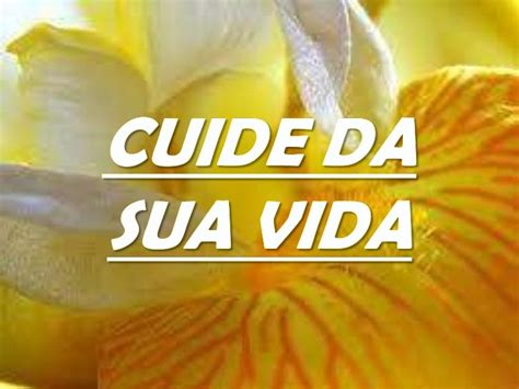 Meditação Diaria da Palavra de DEUS CUIDE BEM DA SUA VIDA