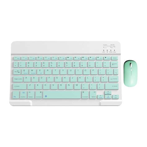 Xisheep Bluetooth Wireless Keyboard And Mouse Combo Rechargeable Ultra Slim Keys For PC