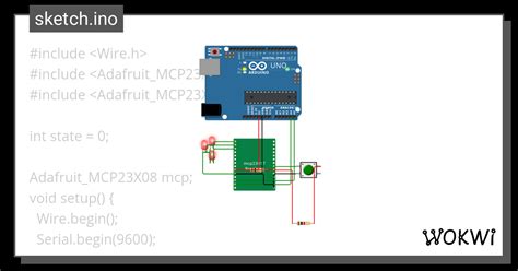 Mcp23017 Copy Wokwi Esp32 Stm32 Arduino Simulator