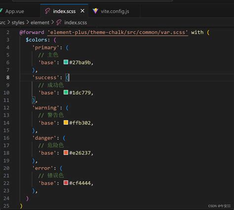 Elementplus主题色定制element Plus在线主题 Csdn博客