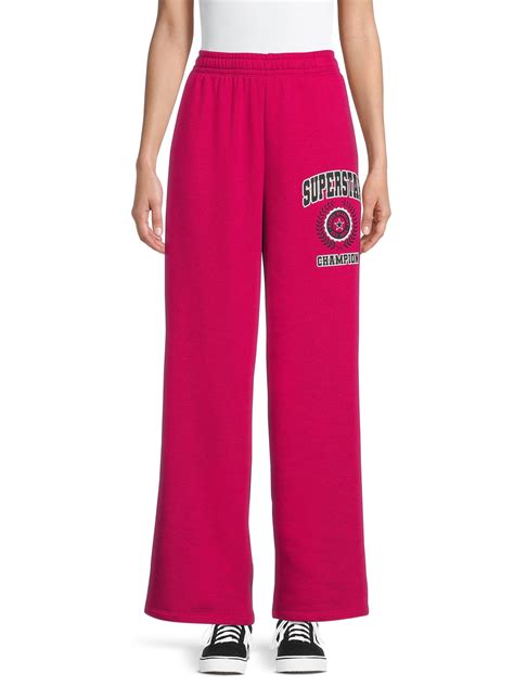 No Boundaries Juniors Wide Leg Fleece Pants Walmart