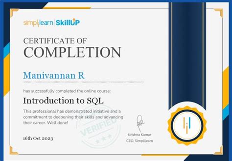 Manivannan Ragupathy On Linkedin Manivannan R Has Successfully Completed The Online Course