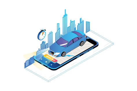 Car Booking App 32471430 Vector Art At Vecteezy