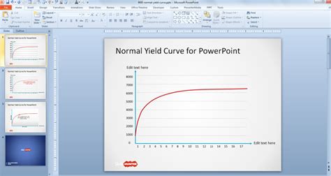 Free Normal Yield Curve Powerpoint Template Free Powerpoint Templates Slidehunter