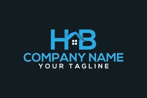 Abstract Hb Letter Creative Home Logo Graphic By Billah200masum