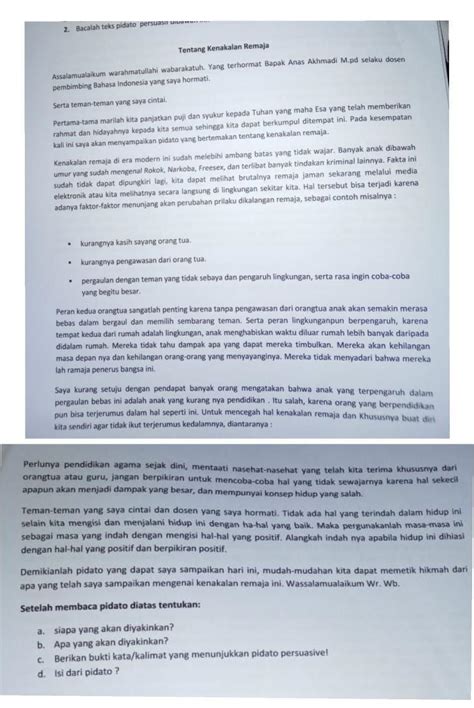Contoh Teks Pidato Kenakalan Remaja