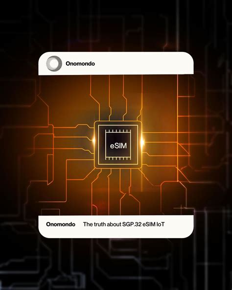 Iot Esim Sgp32 Gsma Onomondo