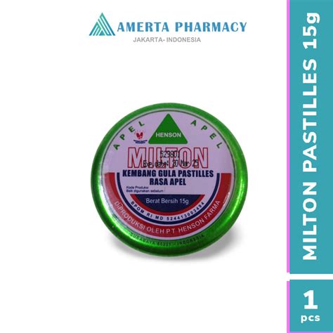 Jual Milton Pastilles Candy 15gr Permen Kaleng Rasa Apel Shopee Indonesia