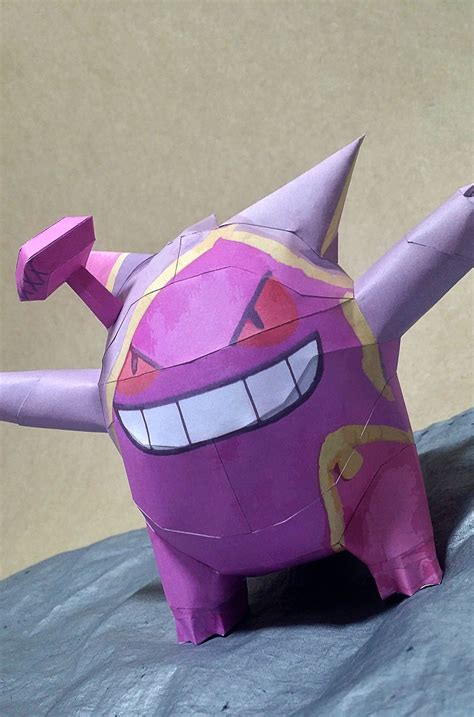 Pokemon Papercraft Gengar Mega Banette Costume By Guillermomate On