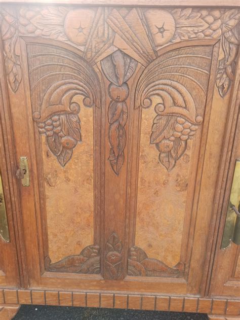 Buffet Art Déco vintage ROUILLE MA POULE Brocante vintage Périgueux