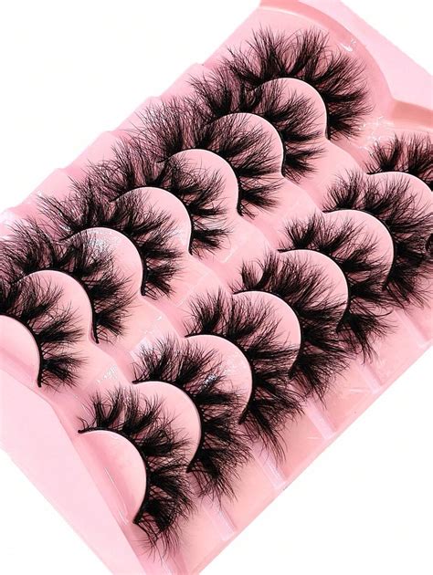Multiple Styles 7 Pairs Eyelashes Makeup Soft Fluffy 3D Mink False