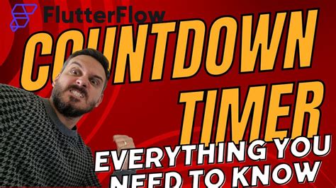 Implementing A Countdown Timer In Flutterflow Youtube