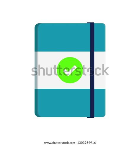 Notepad Tick Icon Stock Vector Royalty Free Shutterstock