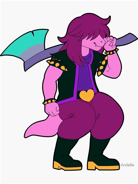 Susie Deltarune Sticker For Sale By Arxielle Redbubble