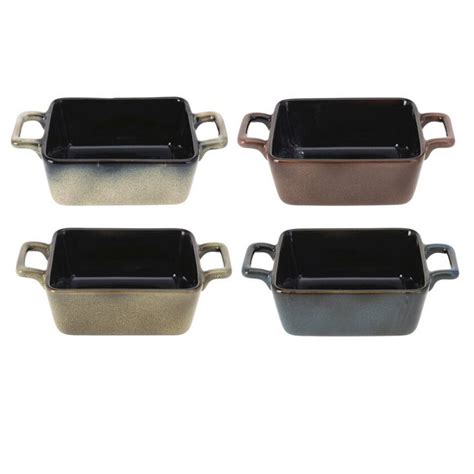 Neuetischkultur Auflaufform Ofenschälchen Ofenform 19x11x5 4er Set Aus