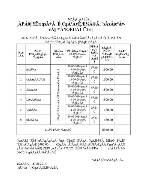 Payment Paid Statement Pdf
