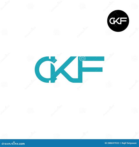Letter Ckf Monogram Logo Design Stock Vector Illustration Of Abbreviations Brands 288697933