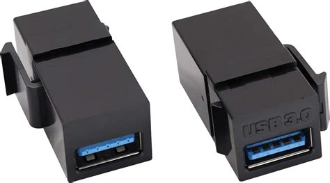 Aaotokk Usb Keystone Adapter Usb 3 0 A Keystone Jack Insert Female To Female Conector Adapter