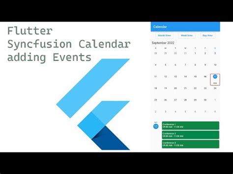 Flutter Syncfusion Calendar Event App Tutorial With Day Week And Monthly View Hindi Urdu