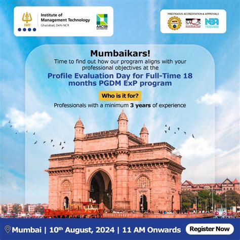 Registration IMT PGDM ExP IMT Ghaziabad