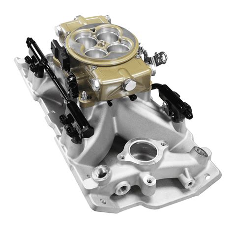 30 12 414 Ultra Port 1000 Hp Chevy Small Block Port Efi System 4150 Flange Classic Gold