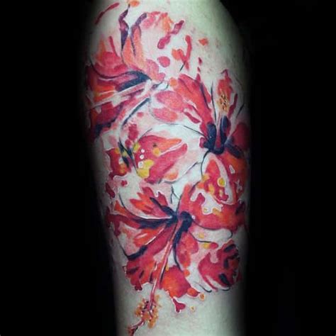 Hibiscus wzory tatuażu Wzory tatuaży i inspiracje