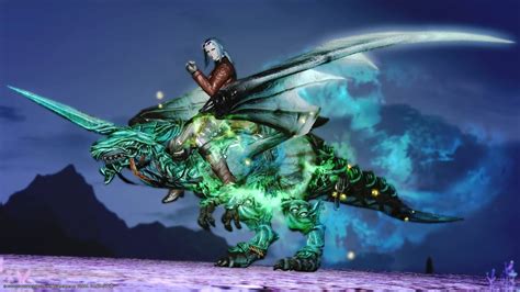 FFXIV Emerald Weapon Ex Run Emerald Gwiber Mount YouTube