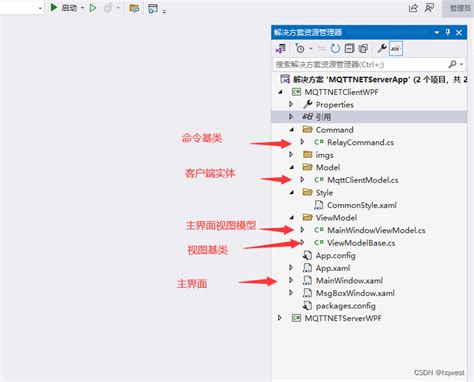 Wpf真入门教程28 项目案例 Mqtt服务器和客户端wpf入门 Csdn博客
