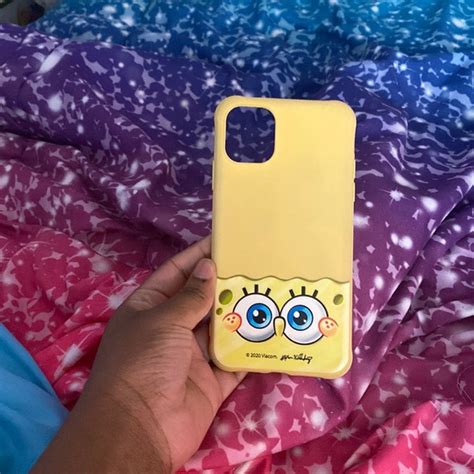 Spongebob Squarepants Cell Phones And Accessories Spongebob Iphone 1 Phone Case Poshmark