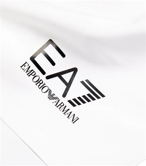Mens Ea7 Emporio Armani White Ea7 Tennis Shorts Harrods Uk