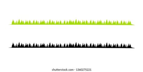 Grass Vector Template Simple Grass Design Stock Vector Royalty Free 1360275221 Shutterstock