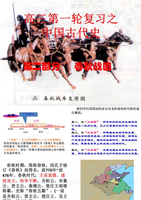 春秋战国PPT模板下载 编号lerzddmm 熊猫办公