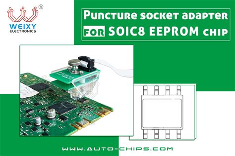 Puncture Socket Adapter For Soic8 Eeprom Chip Adapter Sockets