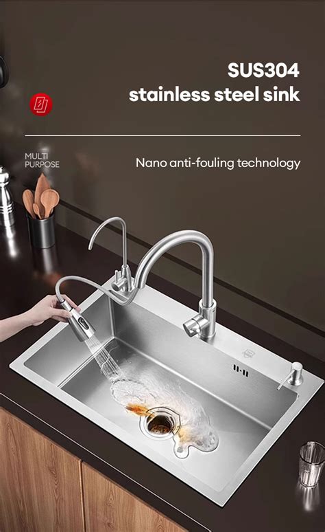 Gaa Kitchen Lababo Sink Stainless For Kitchen Double Sink Heavy Duty