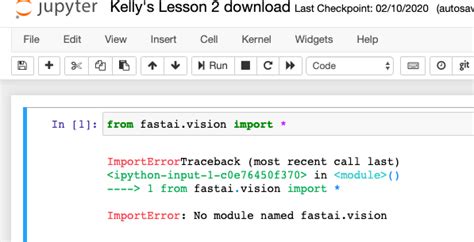 Fastai Error Lesson 1 Part 1 2019 Fastai Course Forums