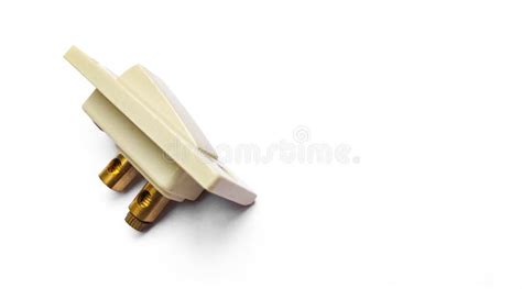 Electric Power Switch Isolated On White Background Electronic