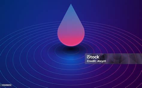 액체 색상 배경 디자인물 방울과 파도 유체 그라데이션 도형 컴포지션입니다 미래 지향적 인 디자인 포스터 Eps10 벡터 3차원 형태에 대한 스톡 벡터 아트 및 기타 이미지