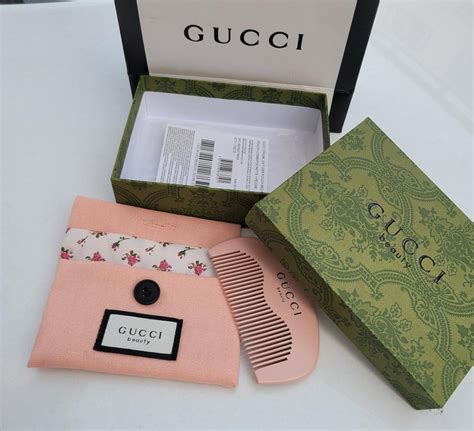 구찌 플라워 파웇 헤어빗 셋트 박스종이가방셋트상품 세컨웨어