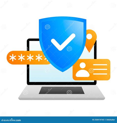 Secure Laptop Locked Data Pirvate Information Protection And