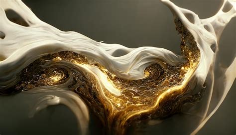 Premium Photo Abstract Background Of Liquified Wavey Flow Marble