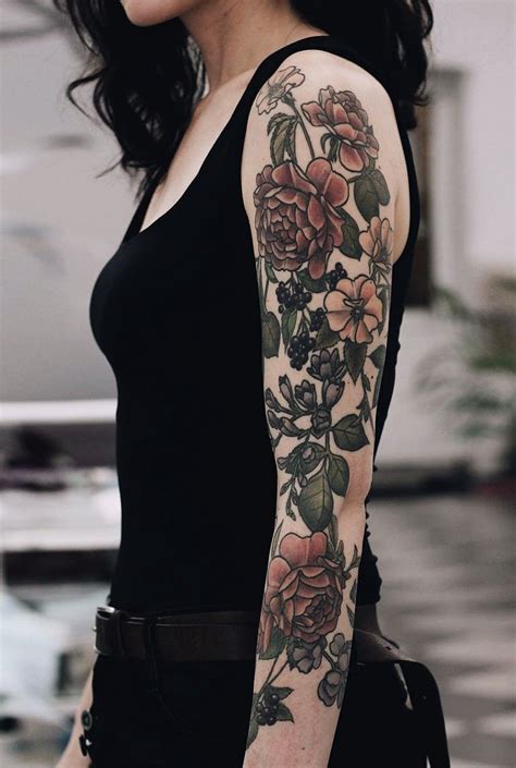 Hot Girl Sleeve Tattoos