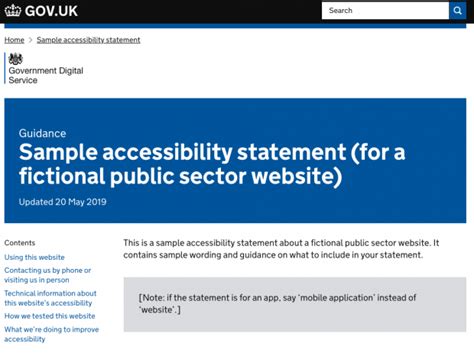 Fe News Accessibility Update Sample Accessibility Statement