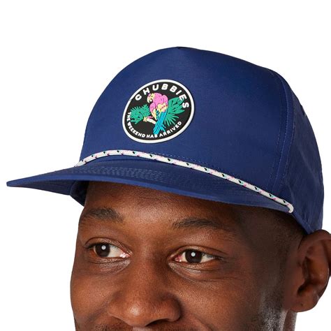 Chubbies Mens The Navy Retro Nylon Hat Sun And Ski Sports