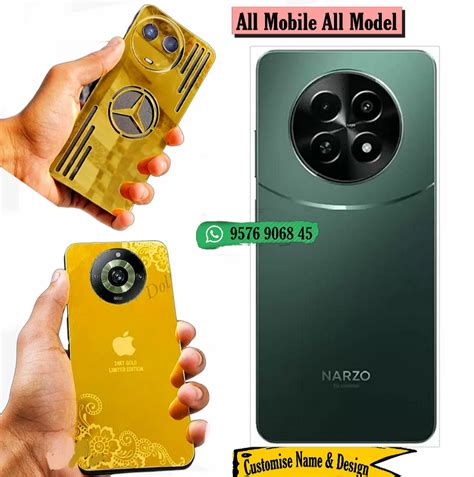 Realme Narzo 70x 5g Golden Back Coverrealme Narzo 70 5g Back Cover