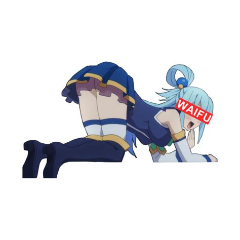 Aqua Konosuba Booty Anime Aqua Konosuba Booty Anime T Shirt Teepublic